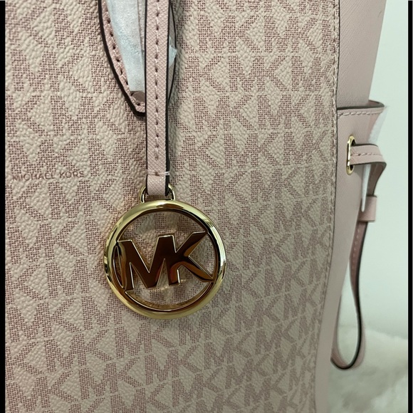 Michael Kors | Bags | Michael Kors Signature Pink Tote Shoulder Bag ...